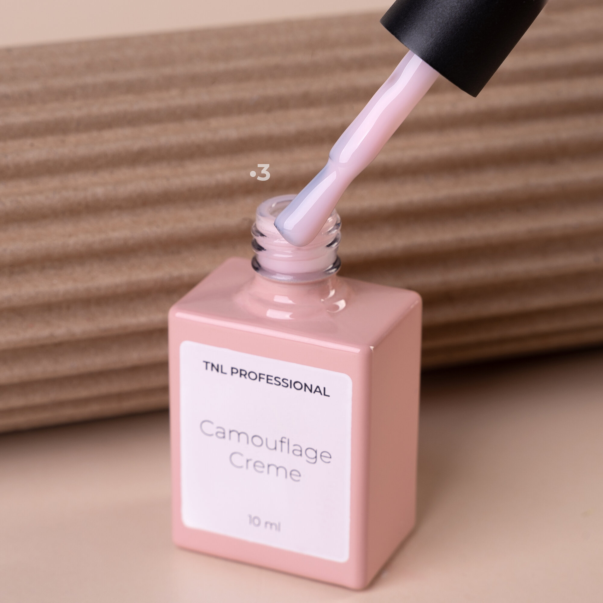 Tnl camouflage creme камуфлирующий гель-лак №03 малиновый зефир 10мл