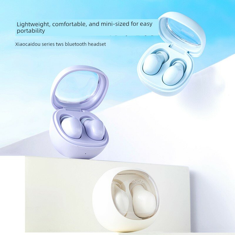 Беспроводные наушники MINISO внутриканальные Bluetooth с шумоподавлением для Apple Android универсальные случайный цвет