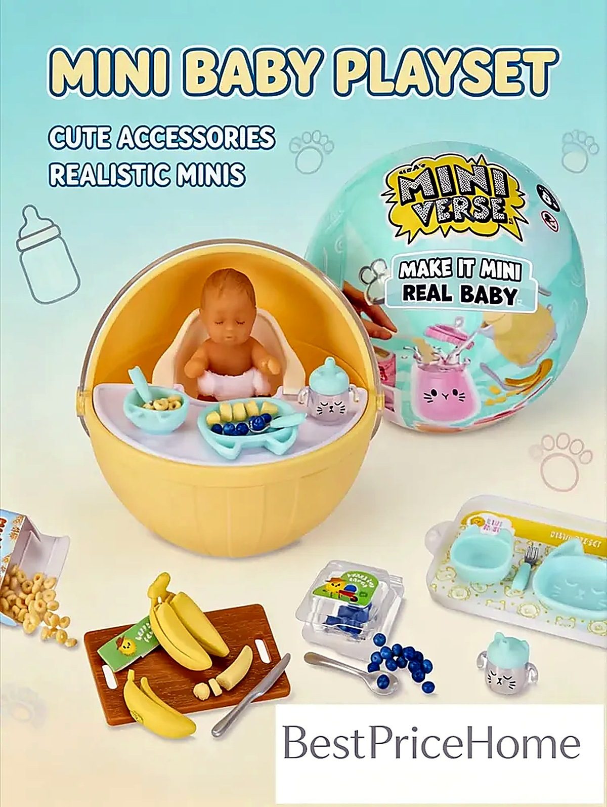 MINI VERSE REAL BABY Рукодельные игрушки-сюрпризы для девочек