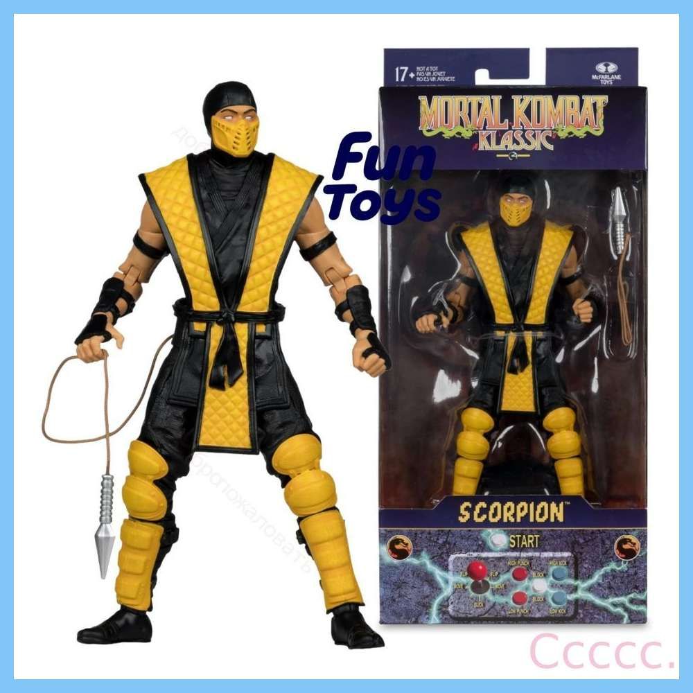Фигурки McFarlane Toys- Mortal Kombat Klassic Scorpion 7in Action Figure