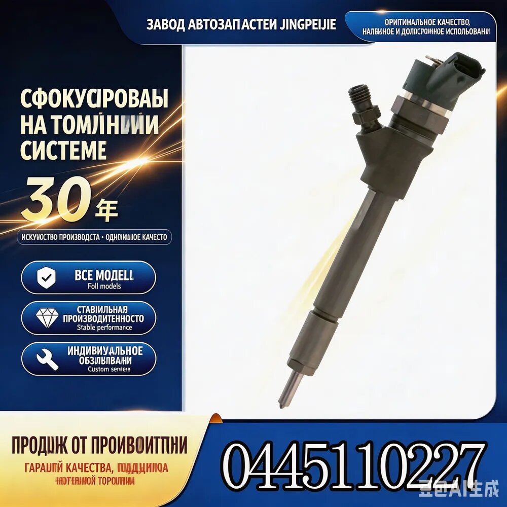 Форсунка масляная, арт. 0445110227 Сборочный узел форсунки; 0445110228; 23670-33040; 23670-366F0; Common Rail, 1 шт.