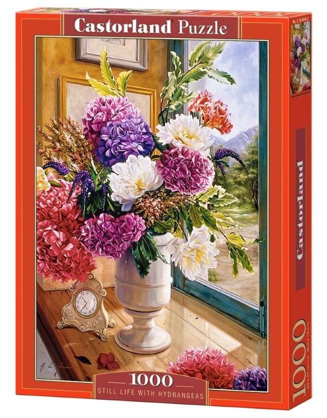 Пазл Castorland still life with hydrangeas, 1000 элементов для детей