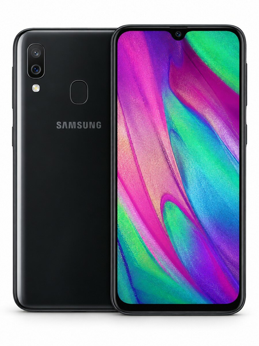 Смартфон Samsung Galaxy A40 4/64 ГБ, 4G LTE, Черный（A40-A405F）