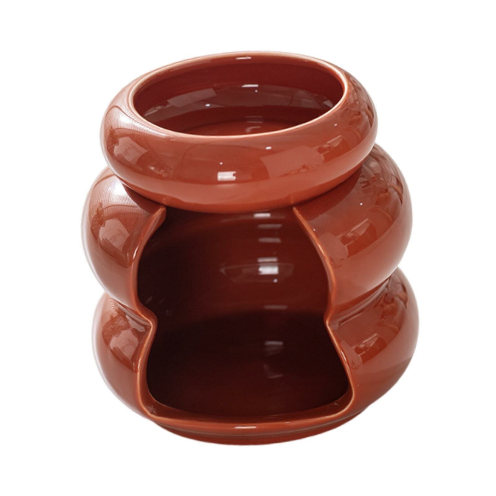 Porcelain Aroma Burner Scented Wax Melt Burner for Garden Bedroom Meditation