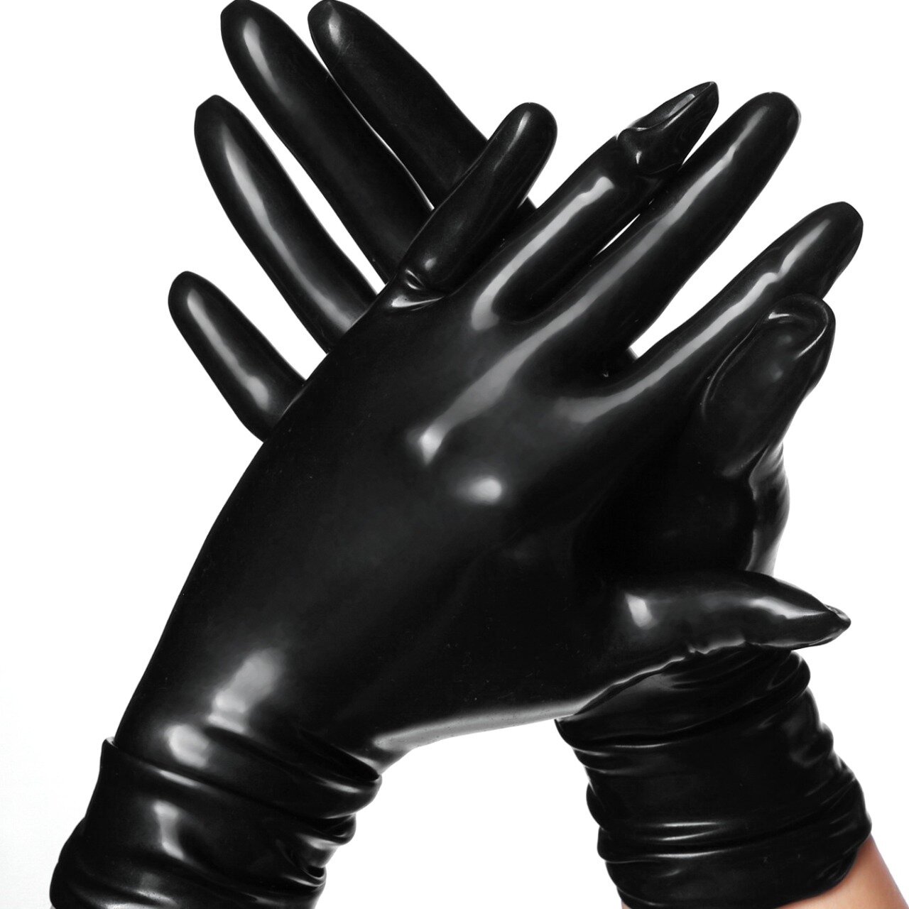 БДСМ одежда Latex Collection RuBeaR / Перчатки из латекса / Латексные перчатки / Латекс / M размер