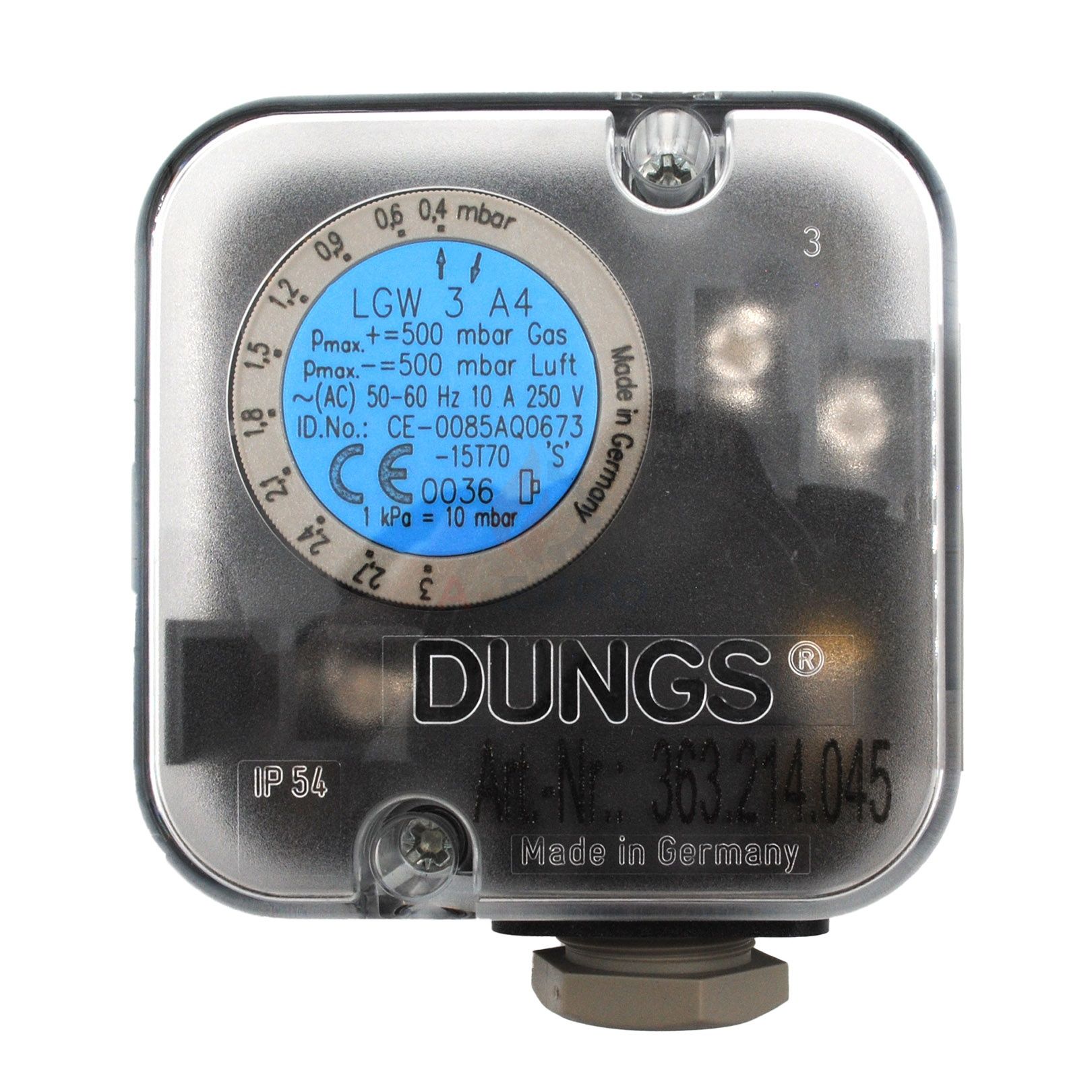 Датчик-реле давления Dungs LGW3A4 221590