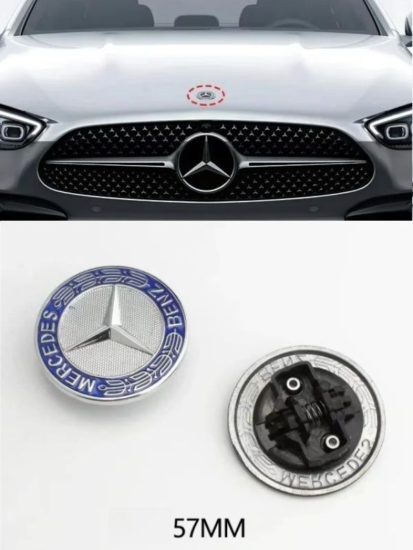 Эмблема капота для Mercedes-Benz C-Class E-Class значок на капот A2048170616