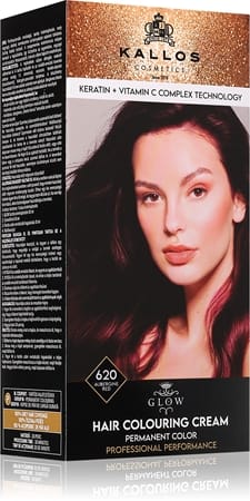 Краска для волос Kallos Glow Lasting Cream Colour, жемчужный блонд, 60 мл