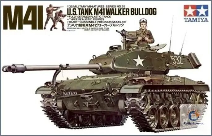 35055 1/35 SАмериканский M41 Walker Bulldog сборная модель танка