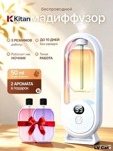 Аромадиффузор ультразвуковой 019f1c0c1cc8718e8f459a68015fdb57, белый