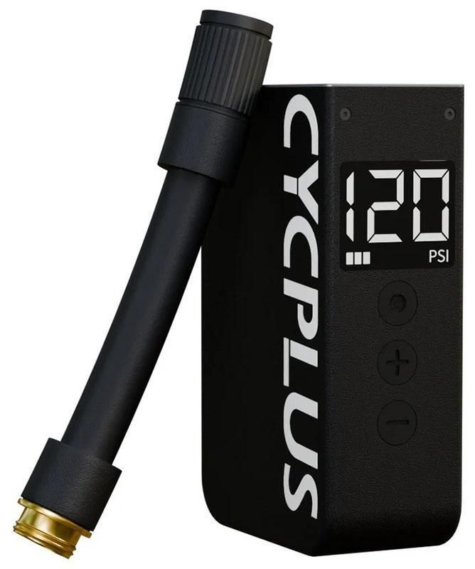 Насос велосипедный Cycplus CUBE AS2 PRO (аккумулятор 420 мАч, 120 PSI, вес 120 гр)