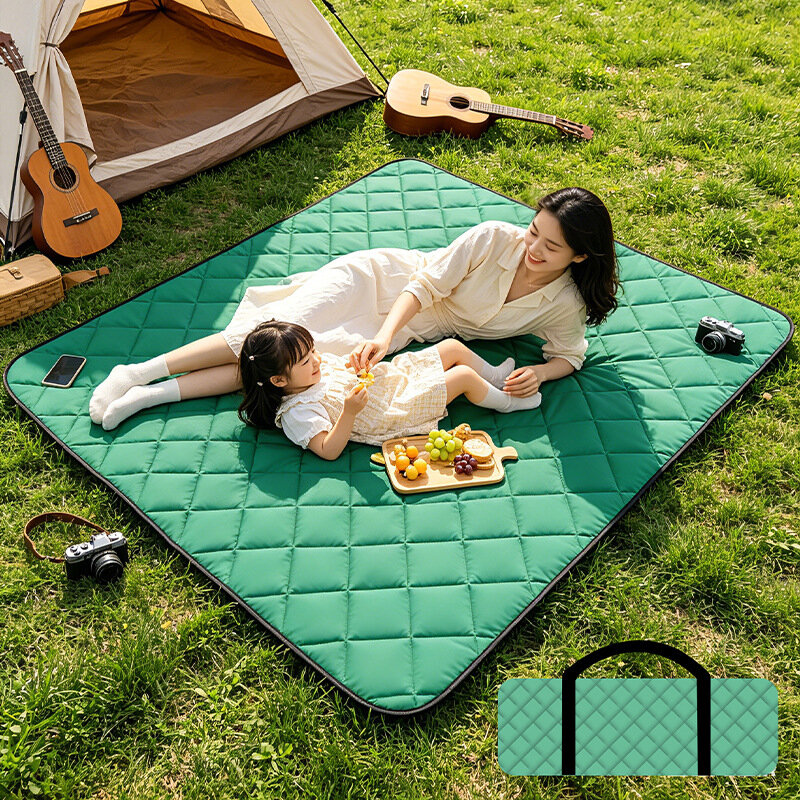 Однотонный утолщенный влагозащитный коврик waterproof outdoor picnic mat portable camping tent cushion home picnic seat