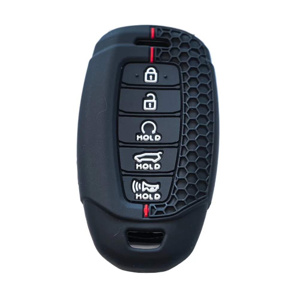 Силиконовый чехол для ключа Hyundai Palisade, Elantra, 5 Buttons
