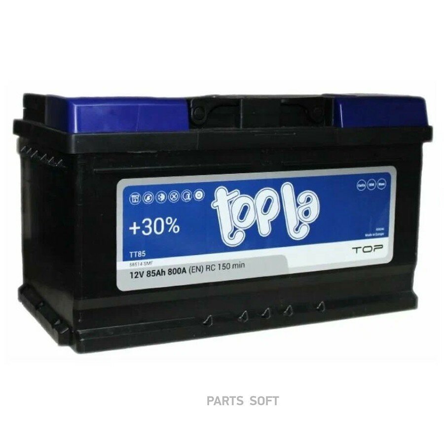 Аккумулятор TOPLA TOP 85 AH800A300175175ETN 0 от официального дистрибьютора, TOPLA, артикул 118685