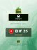 Подарочная карта Xbox на 25 Швейцарских франков, Швейцария, Оригинальный код