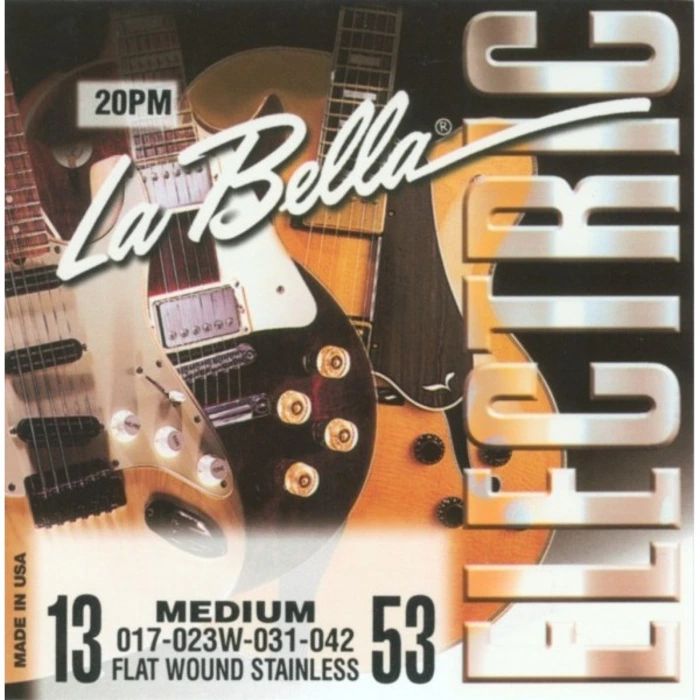 La Bella 20PM Комплект струн для 6-струнной электрогитары 13-53