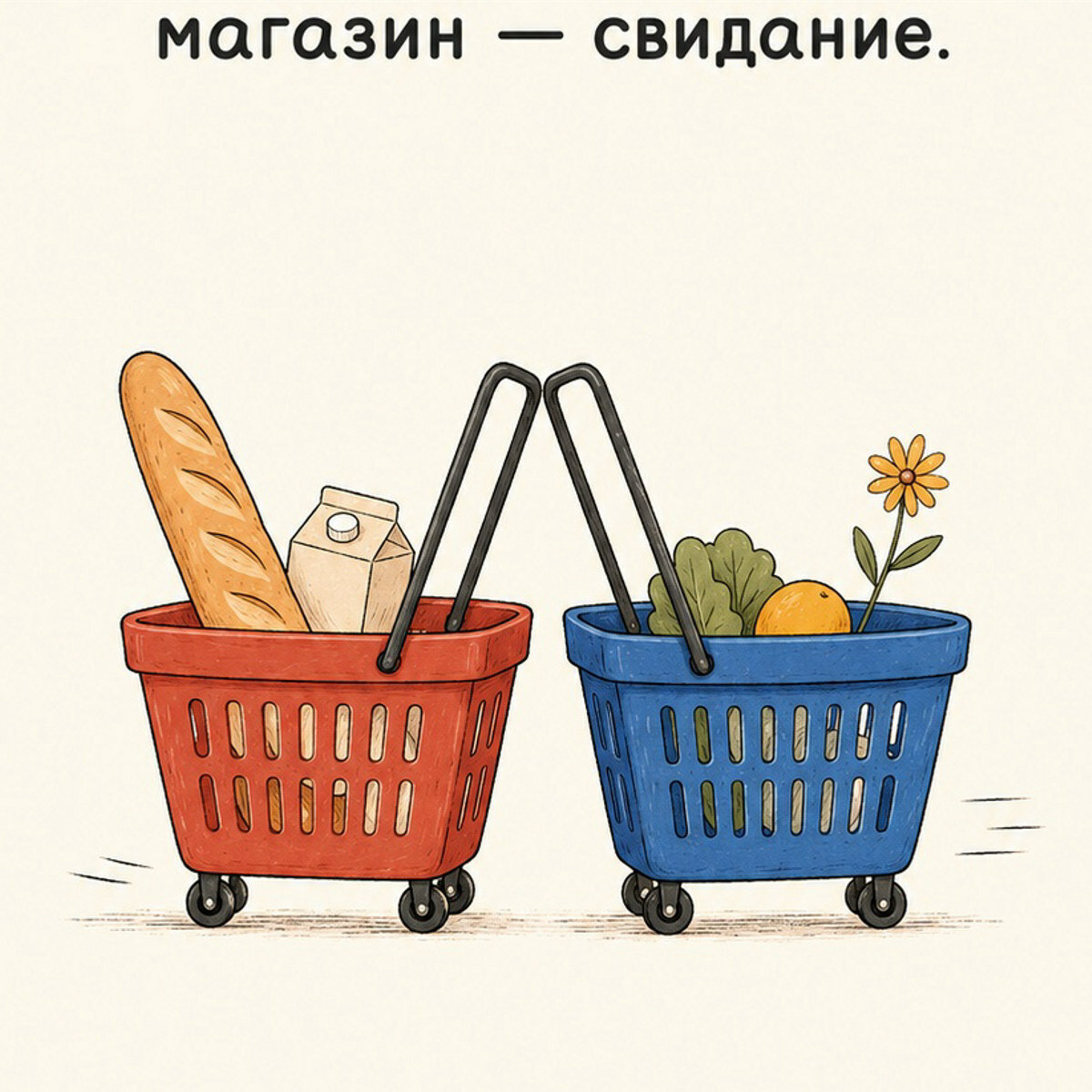 Открытка любимому — открытка на плотной матовой бумаге, формат А6 10,5 × 14,8 см — фото 1