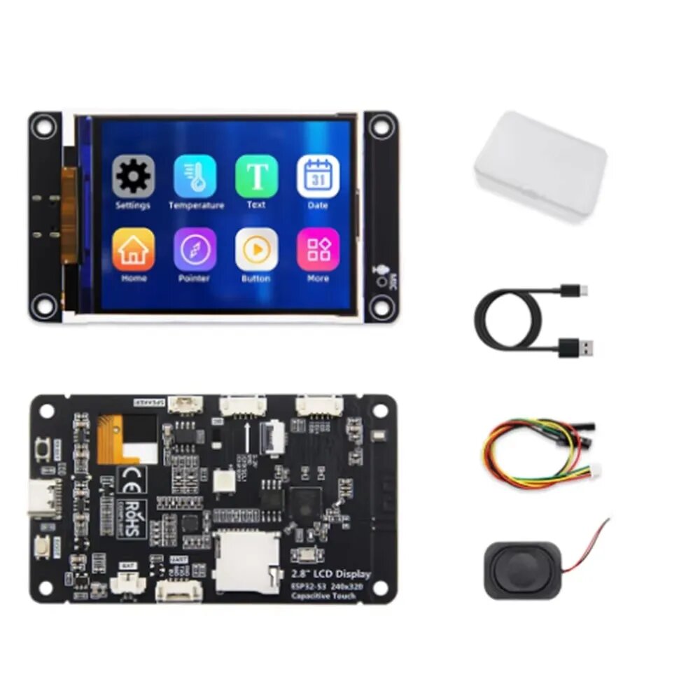 TFT модуль 2.8 дюйма ESP32-S3 HZWDONE 320x240 с поддержкой Xiaozhi no touch