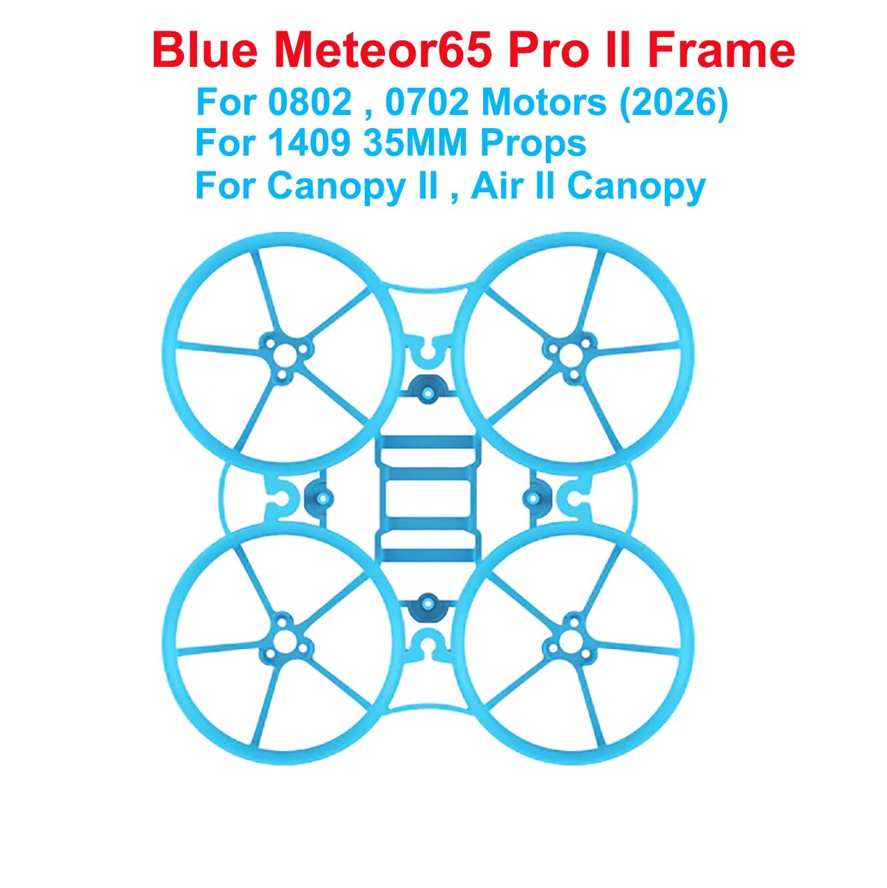 Рама BETAFPV Meteor65 Pro II Blue 70 мм