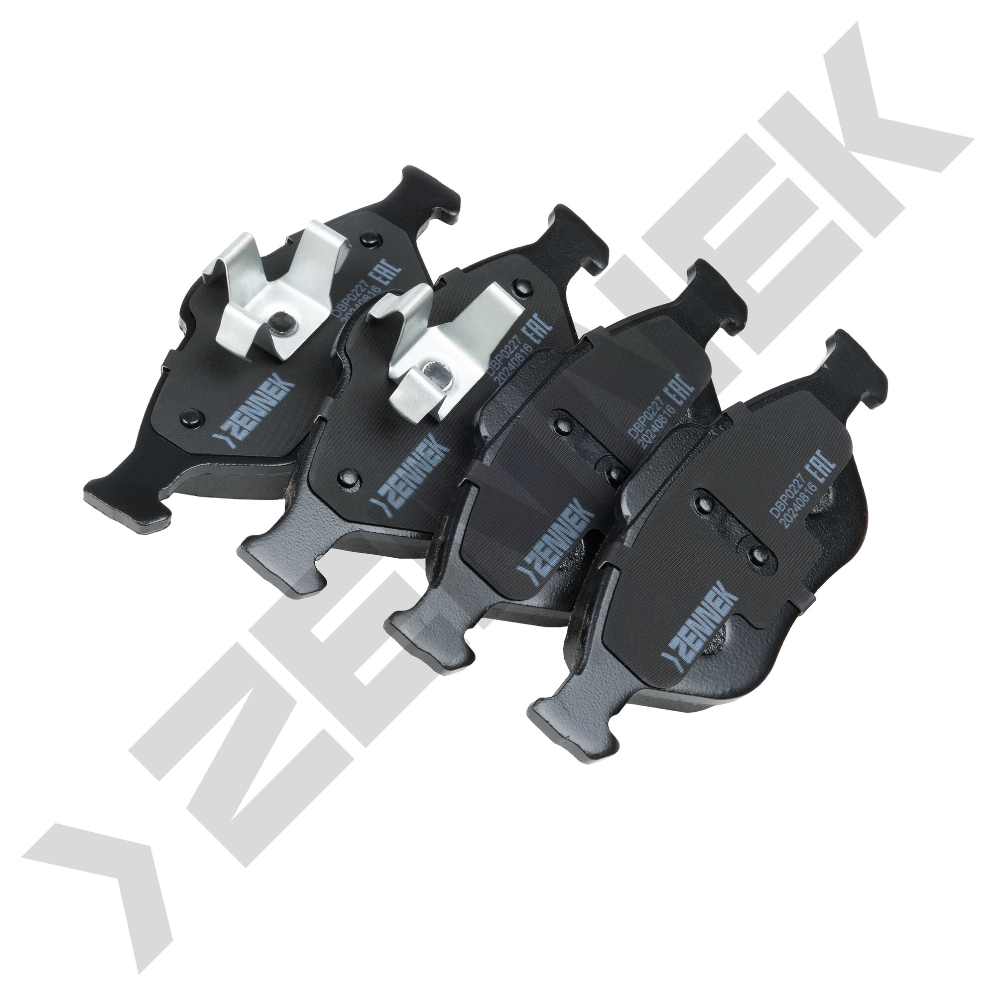 Колодки тормозные дисковые передние FORD FIESTA 95-> FUSION 02-12 ZENNEK DBP0227
