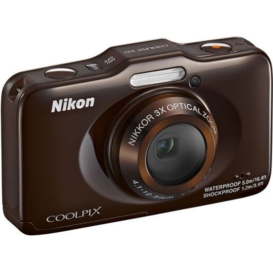 Nikon Coolpix S31 Brown Цифровой компактный фотоаппарат