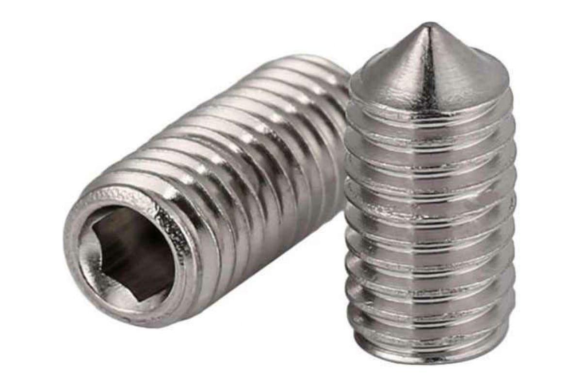 Винт установочный DIN914 М2.5х4 A2 HEX 1.3 (упак 50 шт)