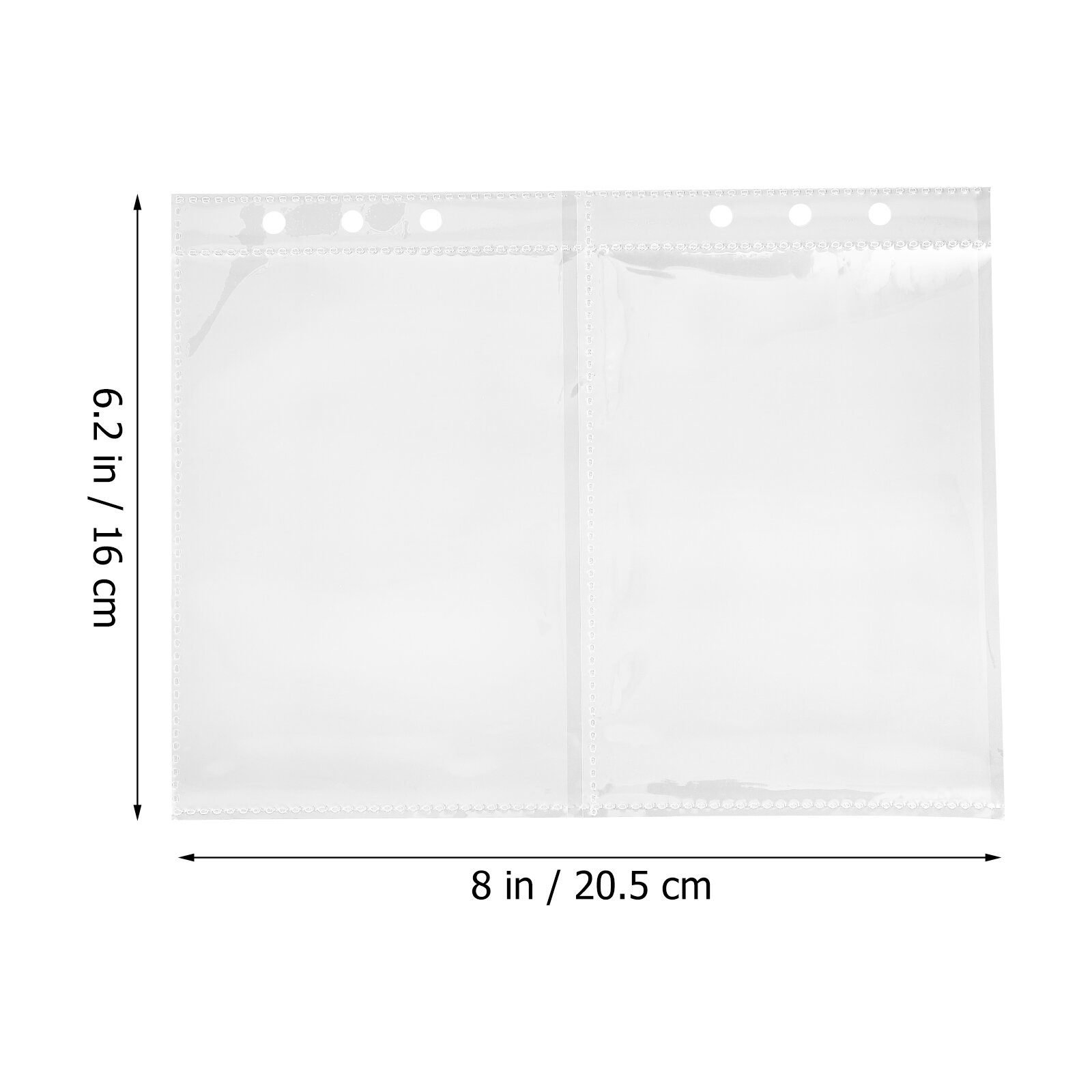 Прозрачный Чехол Для Фотографий И Документов 1 Шт Размер 20.50X16.00X0.10Cm