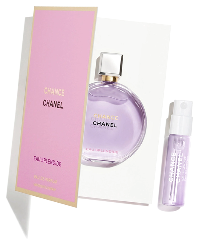 Яркий аромат Шанель Шанс О Сплендид миниатюра 1.5 / Парфюмерная вода Chanel Chance Eau Splendide пробник / Сэмпл парфюма