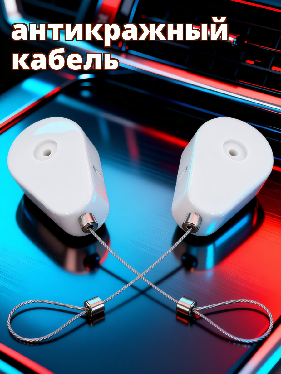 2 Шт Автоматический Антипотерянный Кабель Для Пульта Управления Телевизором Днём 105.00X3.50X1.50Cm