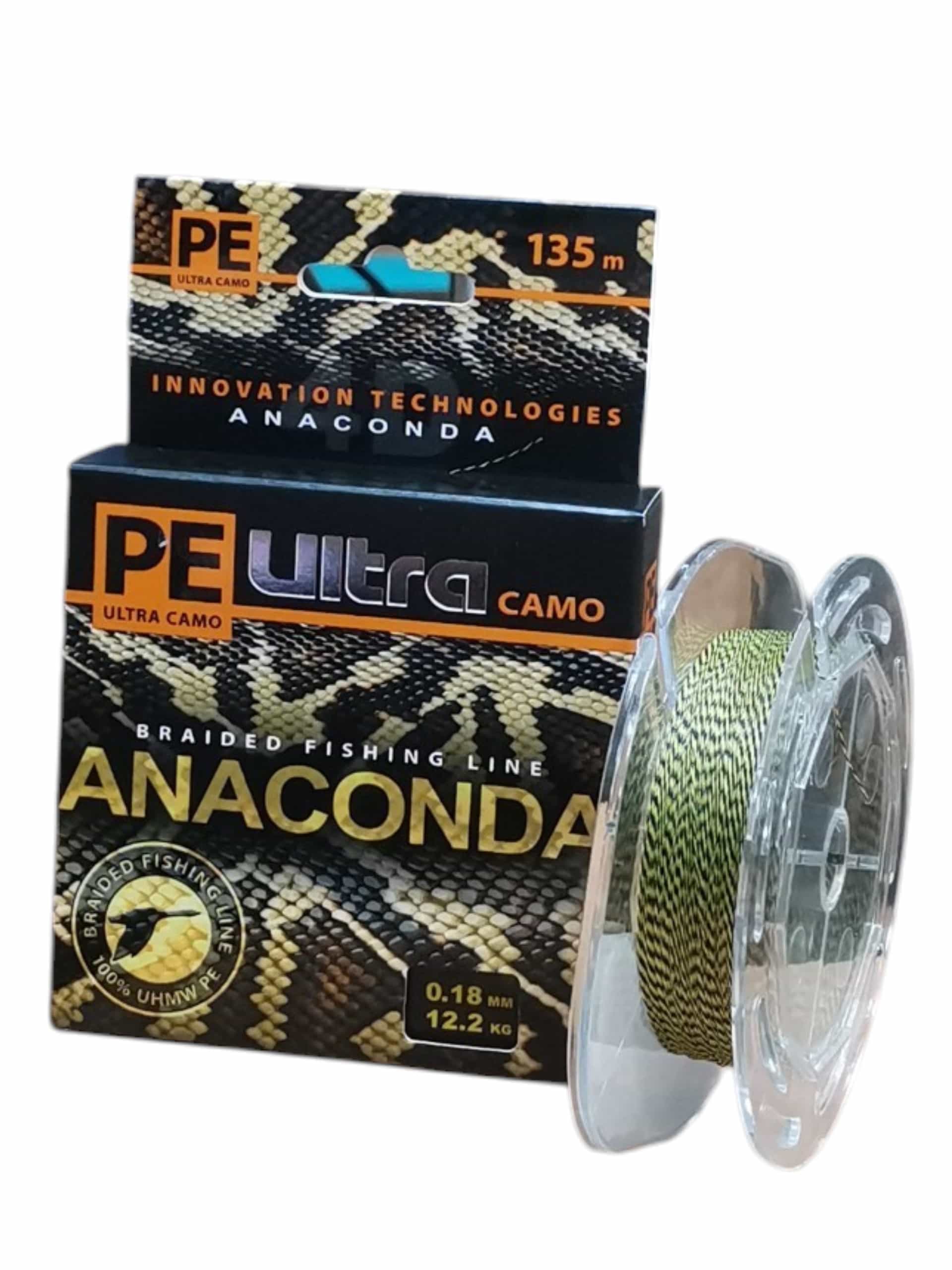 Плет. шнур PE ULTRA ANACONDA CAMO DESERT 0.18m 135m