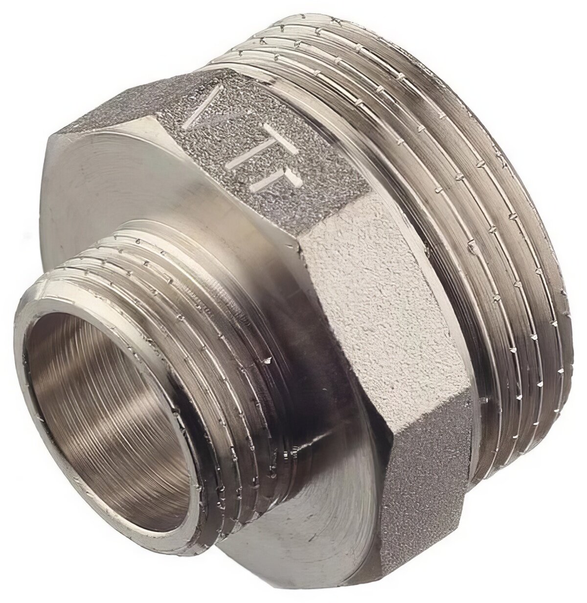 Ниппель переходной Valtec 1 1/4 НР(ш) х 3/4 НР(ш) латунный (VTr.580. N.0705)