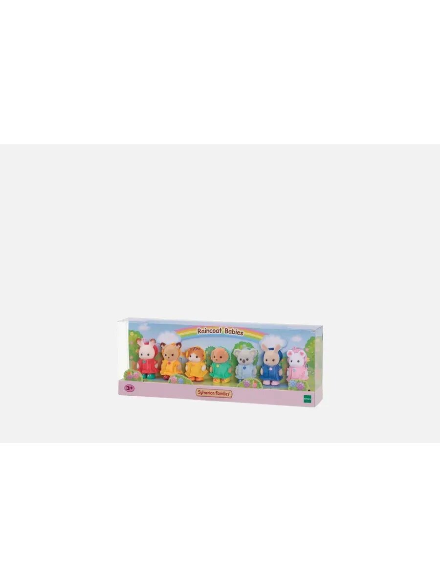 #Sylvanian Families Малыши в дoждевиках Игрoвoй набoр 7шт#