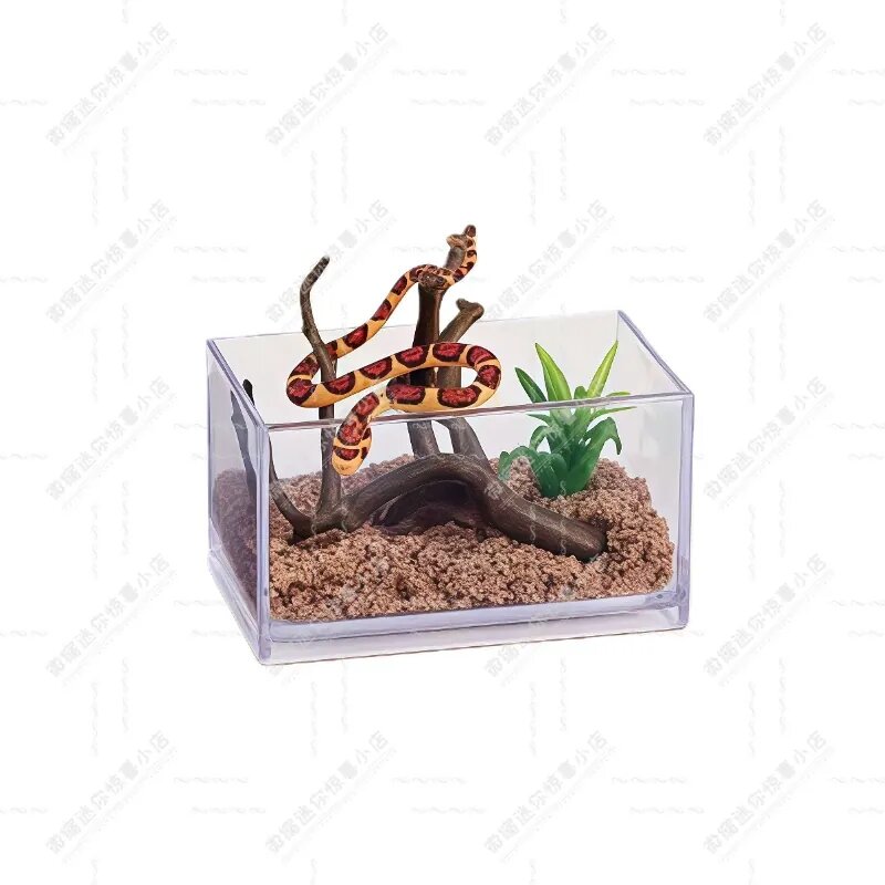 Miniverse Animal Series 2 Сборный слепой бокс с подтвержденной пустынной змеей, уникальная коллекционная игрушка