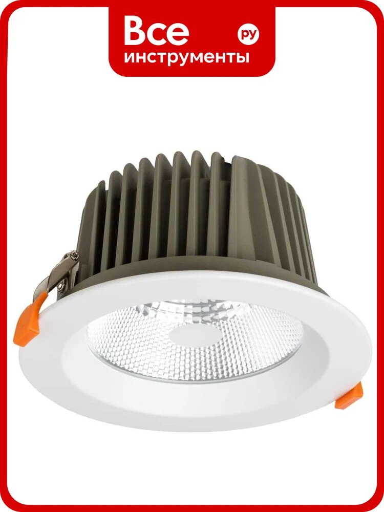 Встраиваемый светильник TDM ELECTRIC Даунлайт LED DCL-01-030 30 Вт, 4000 К, 80 Ra, IP20, прозрачный расс, SQ0369-0406