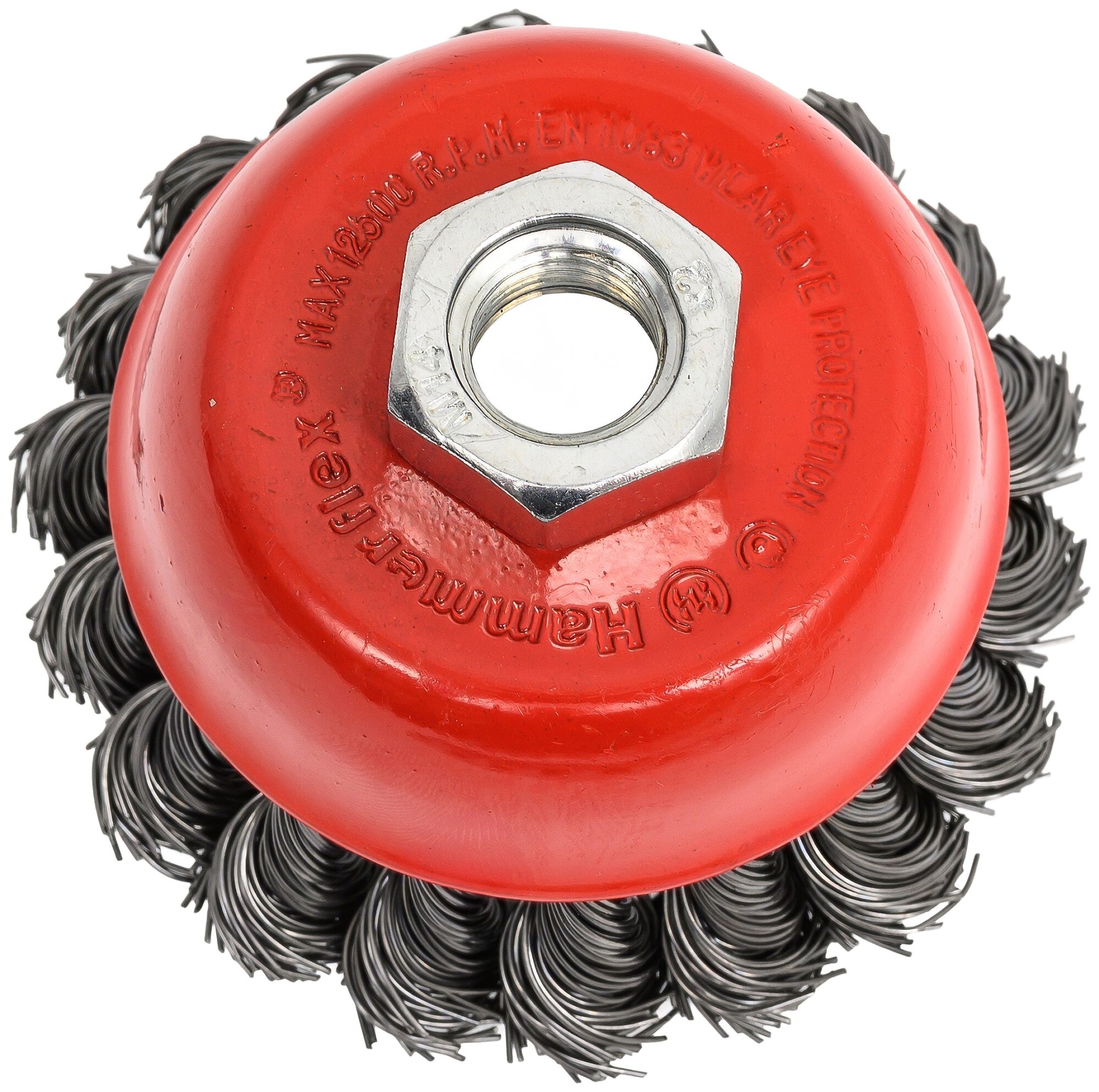 Кордщетка чашеобразная Flex 207-105 (75 мм; M14; витая проволока) для УШМ HAMMER 32437