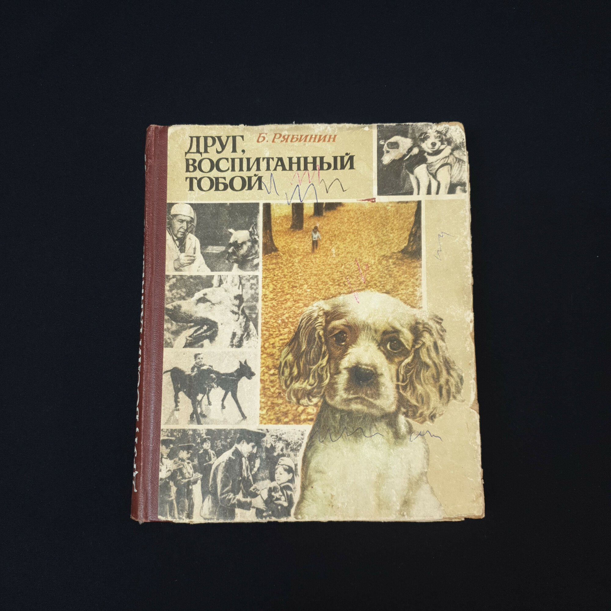 Борис Рябинин. Друг, воспитанный тобой. Книга СССР, детская литература о собаках