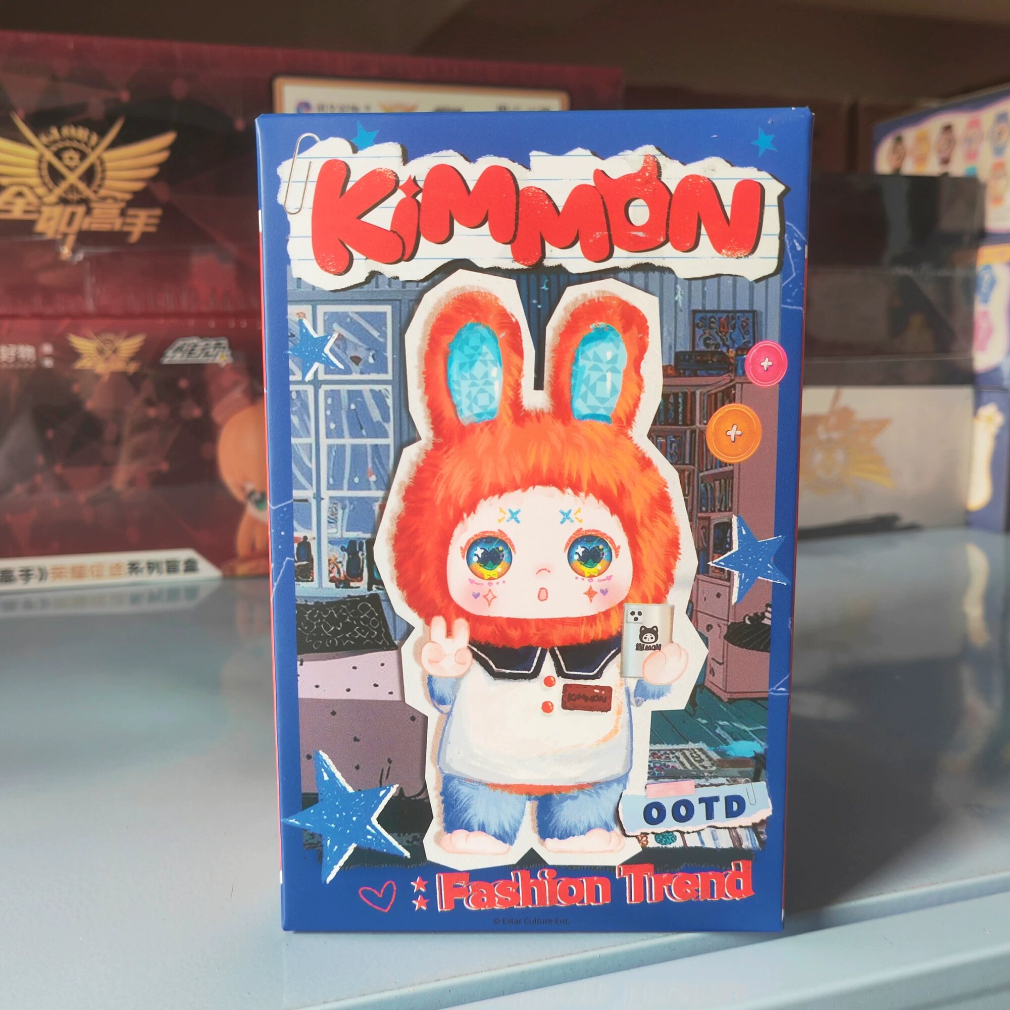 Официальный KIMMON MIMON ежедневный образ слепой коробки плюшевая игрушка - случайная 1 штука для девушек, милый
