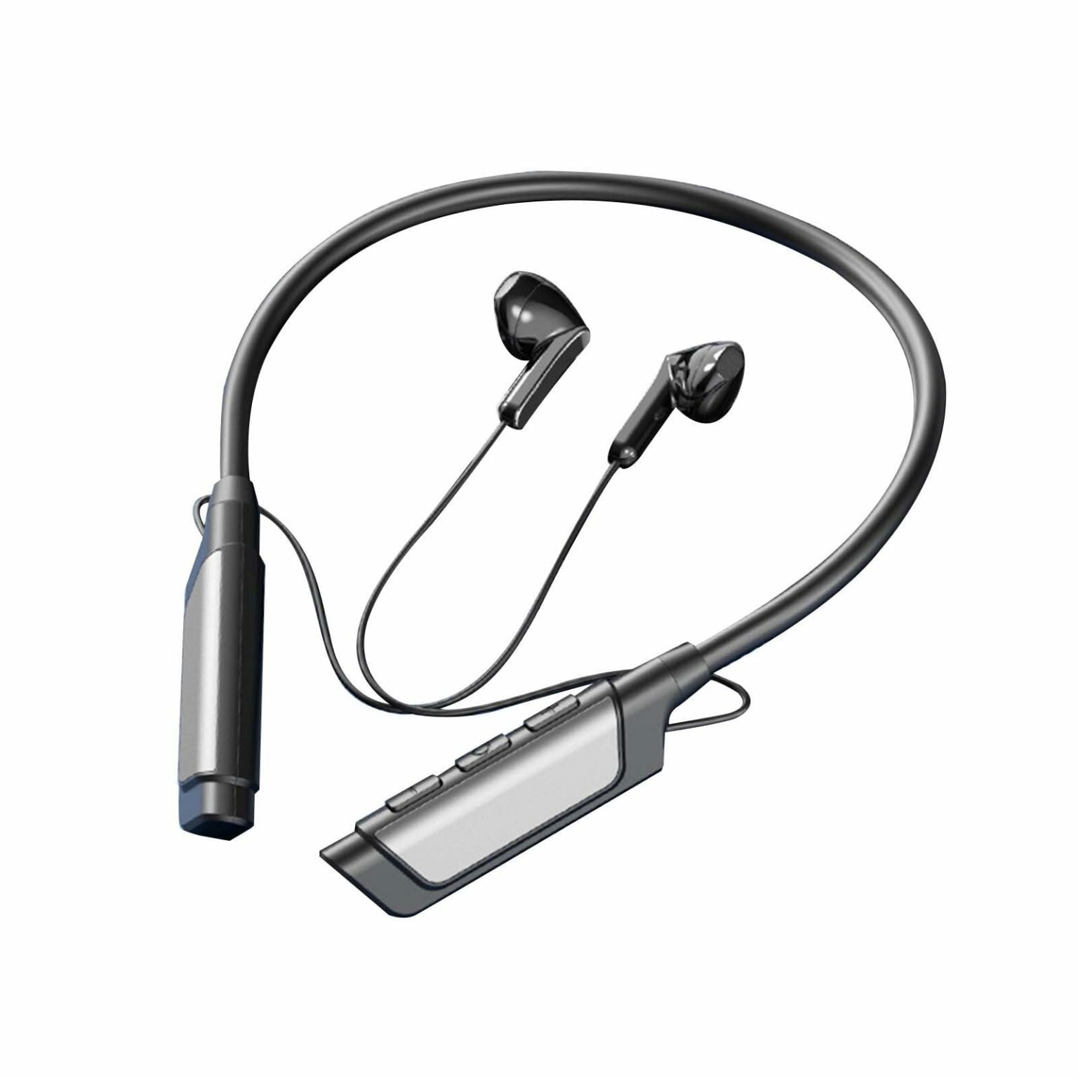 Беспроводная шейная Bluetooth-гарнитура 5.2 с функцией Smart Stereo, без задержки, с функцией контроля потоотделения.