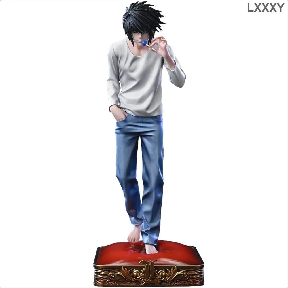 Фигурка Тетрадь смерти Эл Лоулайт, Миса Аманэ/ Death Note L Lawliet figure (30см,1 шт.) standing pose L action figure, игрушки, настольный украшение