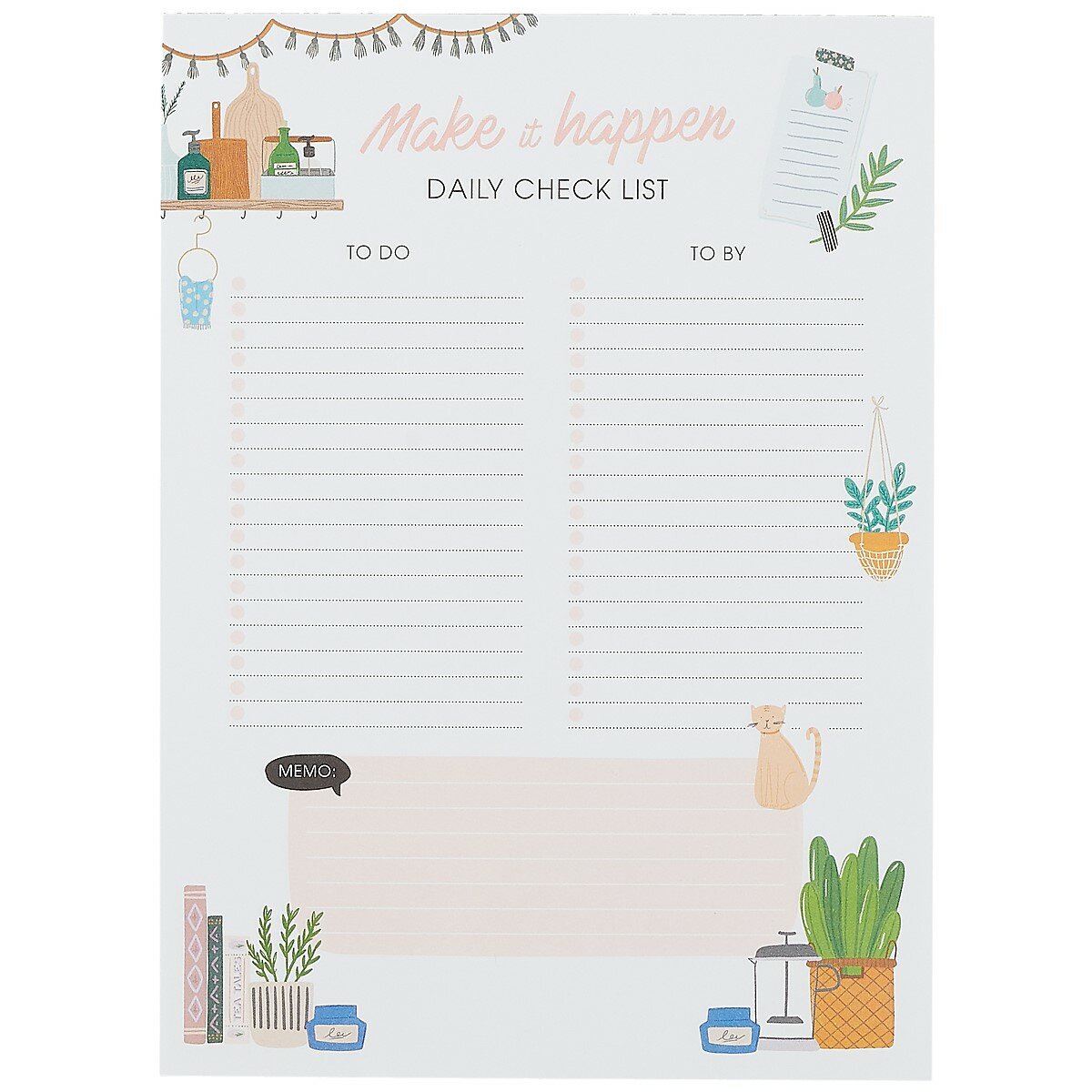 Планер недатированный «Check list 1. №2» А5, 55 листов - Listoff