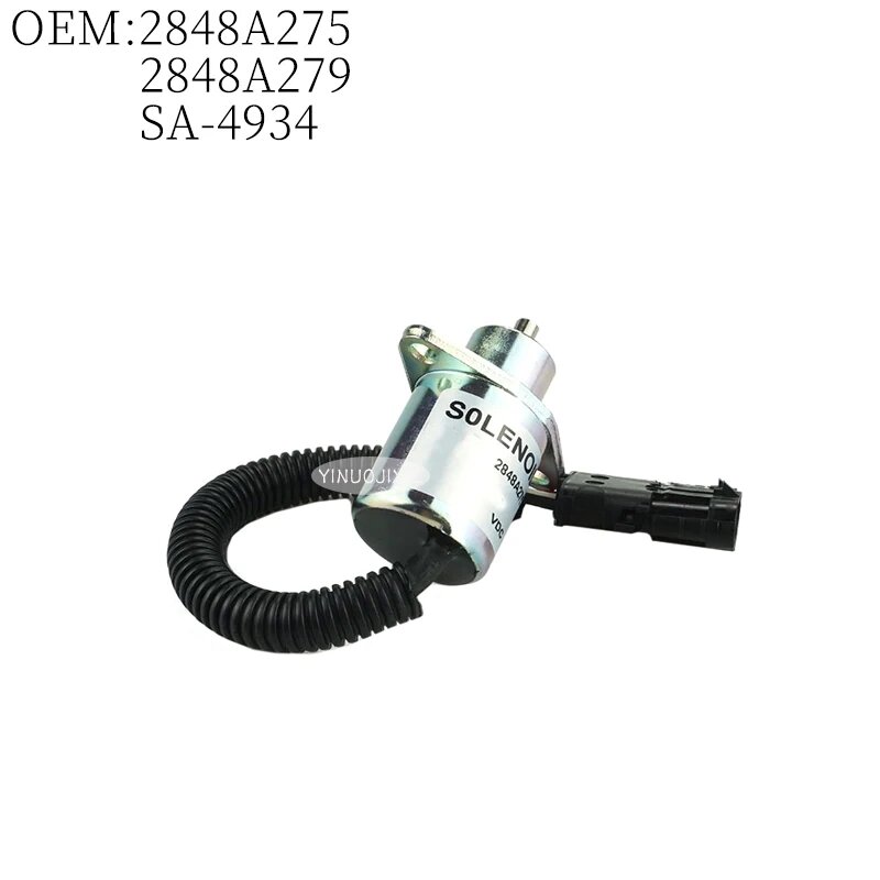 Клапан отсечки топлива (электромагнитный) Perkins 700 OEM 2848A275 2848A279 SA-4934 12V/24V