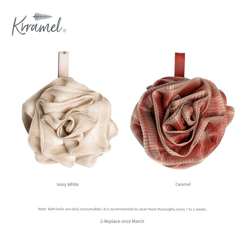 Слоновая кость-карамель скраббер для душа большого размера - Классический вид, бережное использование