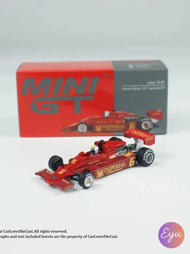 Машинка 1/64 #808 Lotus 78 #6 Gunnar Nilsson 1977 Japanese GP Die-cast Alloy Car Model Collection Gift