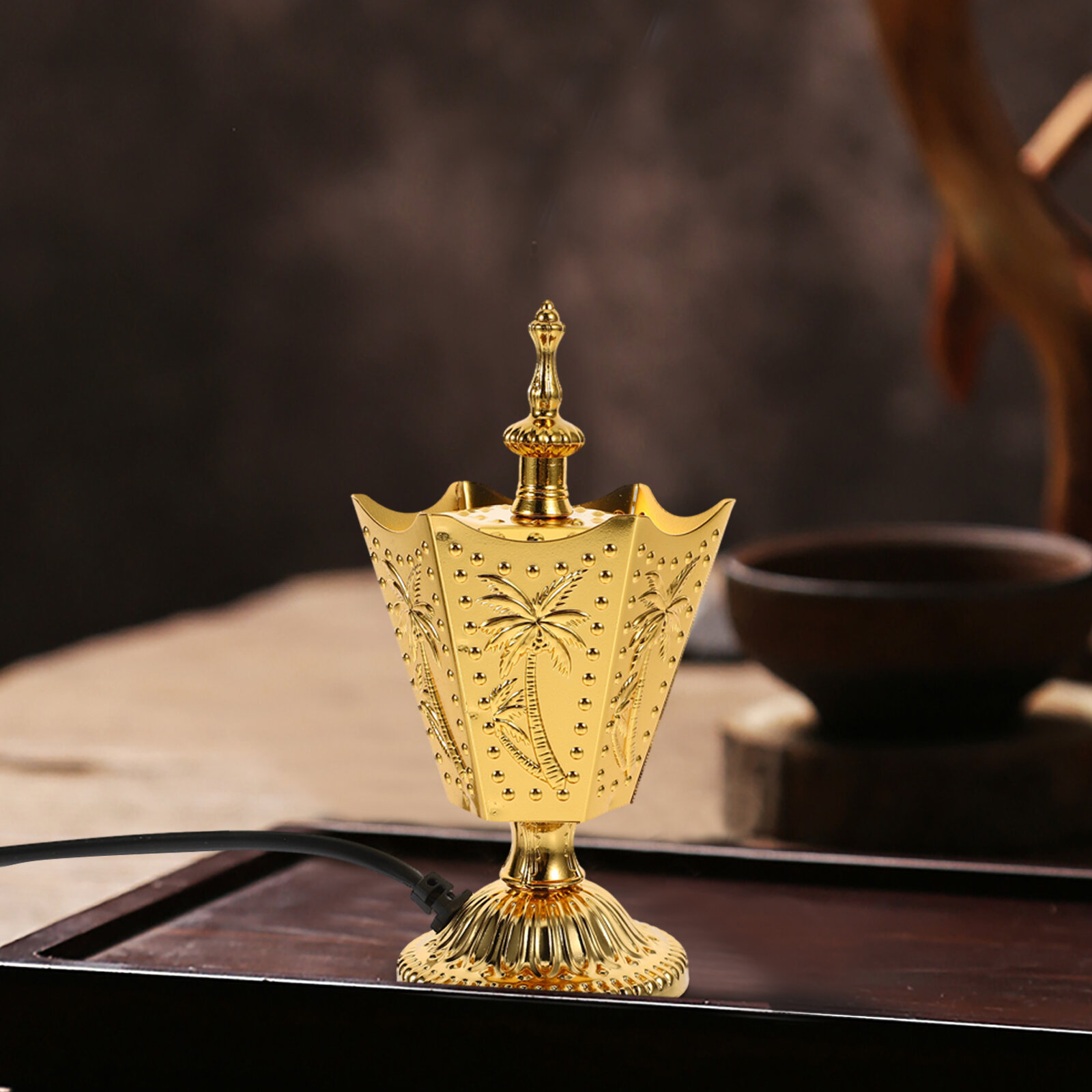 Веточник Для Ароматических Палочек Из Меди Золотой Цвет 17.00X9.50X9.50Cm