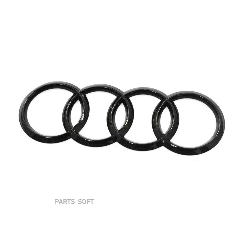 Эмблема AUDI, Ч рный блестящий от официального дистрибьютора, VAG, артикул 4N0853742AT94