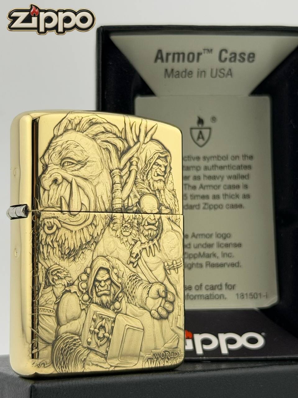 Бензиновая зажигалка Zippo World of Warcraft