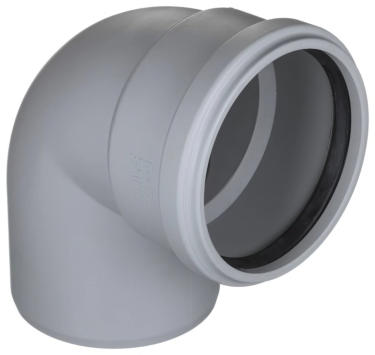 Отвод Pro Aqua Stilte Plus d110 мм 87,5° пластиковый шумопоглощающий для внутренней канализации
