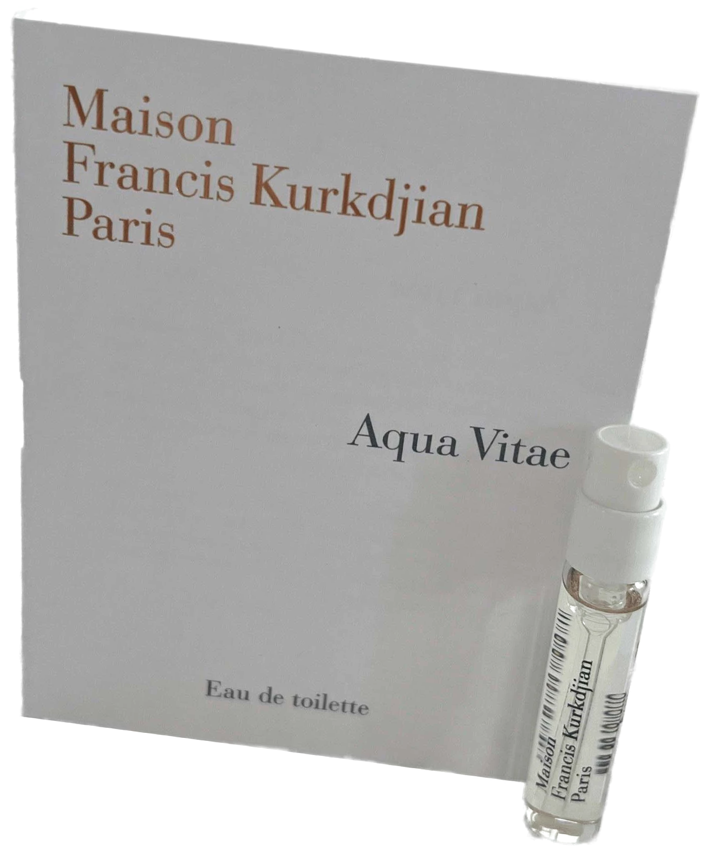 Туалетная вода Мейсон Франсис Куркджан Аква Вита миниатюра 2 / Пробник аромата Maison Francis Kurkdjian Aqua Vitae