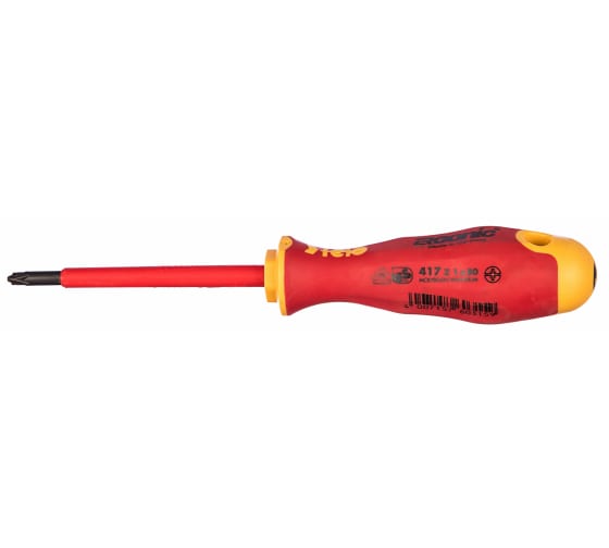 Отвертка FELO Ergonic диэлектрическая, крестовая , +/- Z 1X80