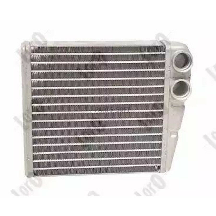Радиатор отопителя NISSAN MICRA / MARCH (K12) (02-), CLIO III (05-), MODUS (04-), TWINGO II (07-) 1.2 i (паяный) от официального дистрибьютора, LORO, артикул 0350150001B